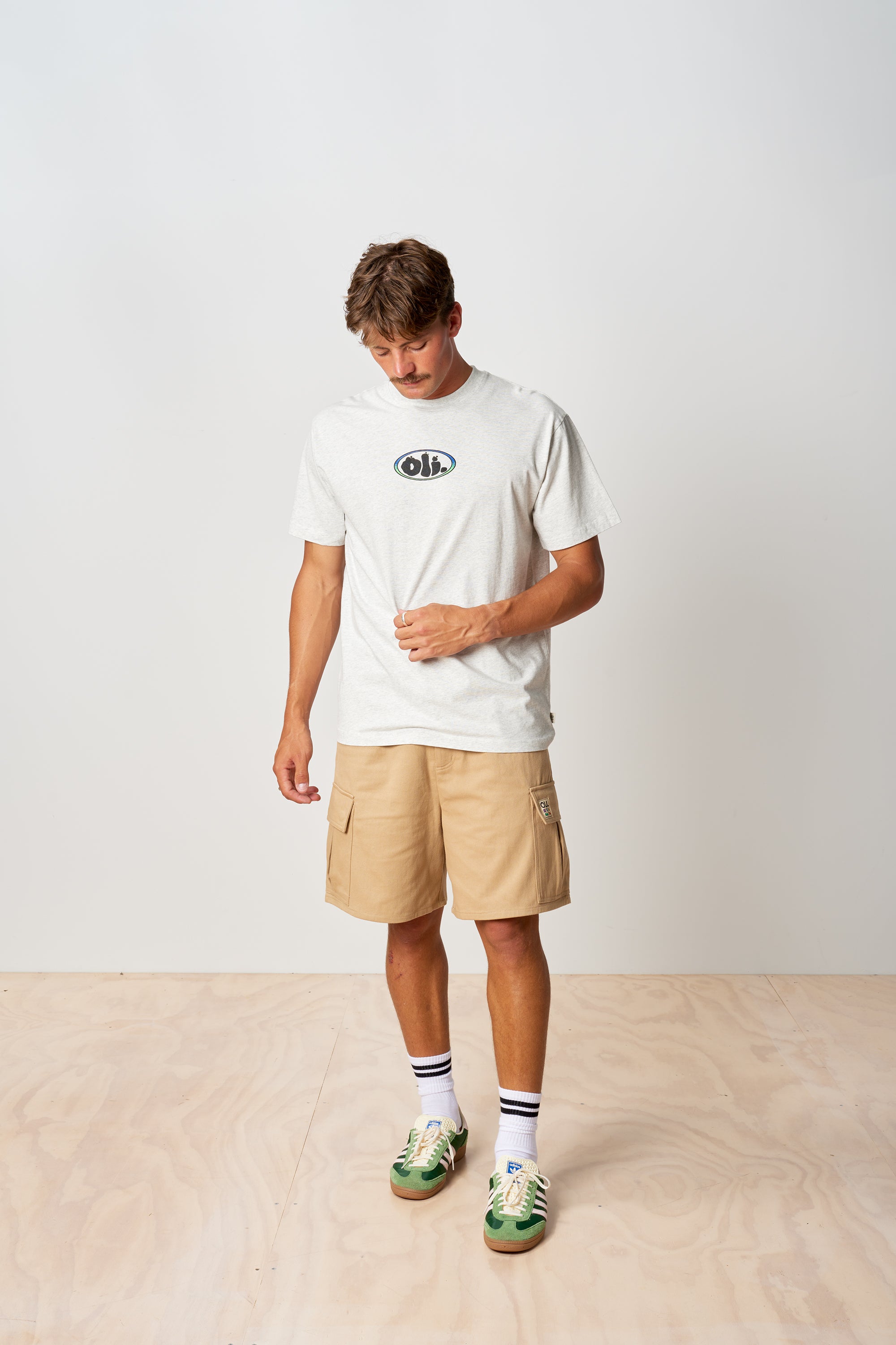 Fluid Logo T - Snow Marle – Oli.