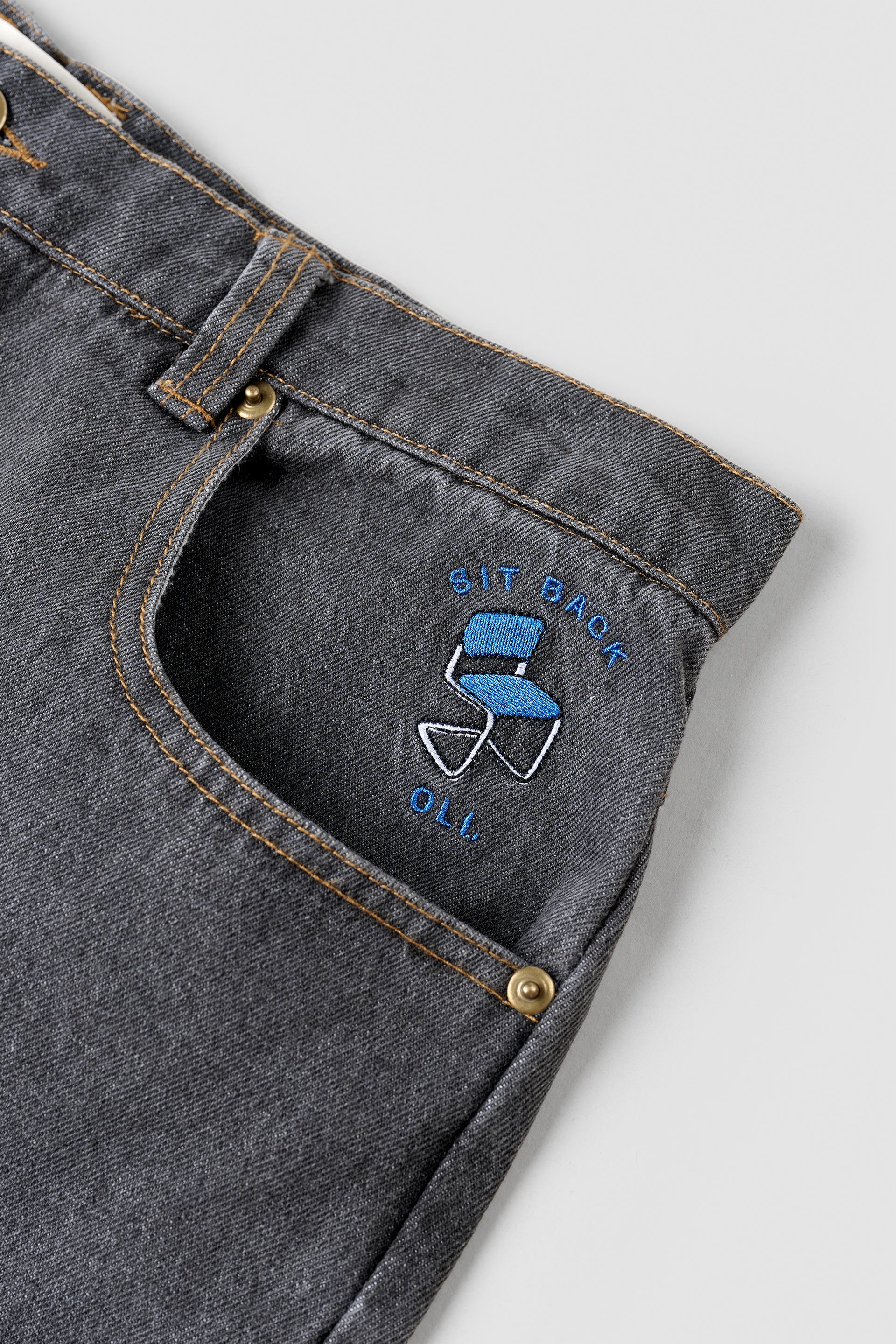 Baggies - Washed Black – Oli.