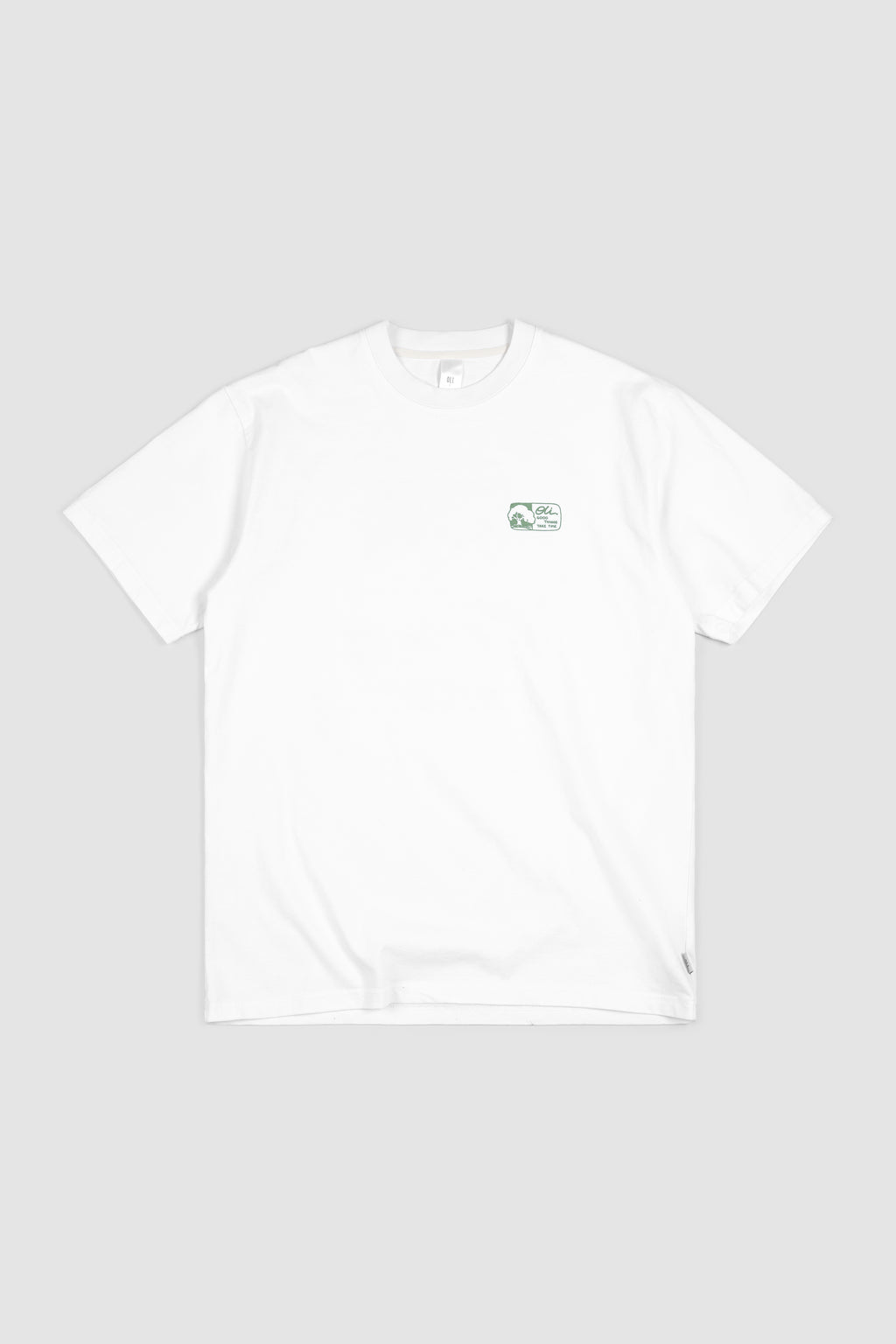 Good Things Take Time Back Print T - White – Oli.